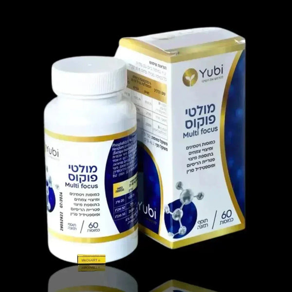 YUBI Multi-focus vitamin 60 capsules – WEDOART-IL