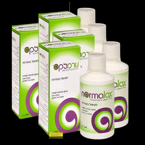 LOT 4 Bottles Normalax Polyethylene Glycol 3350 100% 4x 240gr. – WEDOART-IL